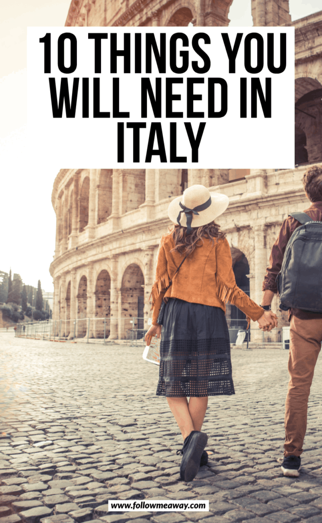 Italy Packing List: 10 Things You Are FORGETTING To Bring - Follow Me Away
