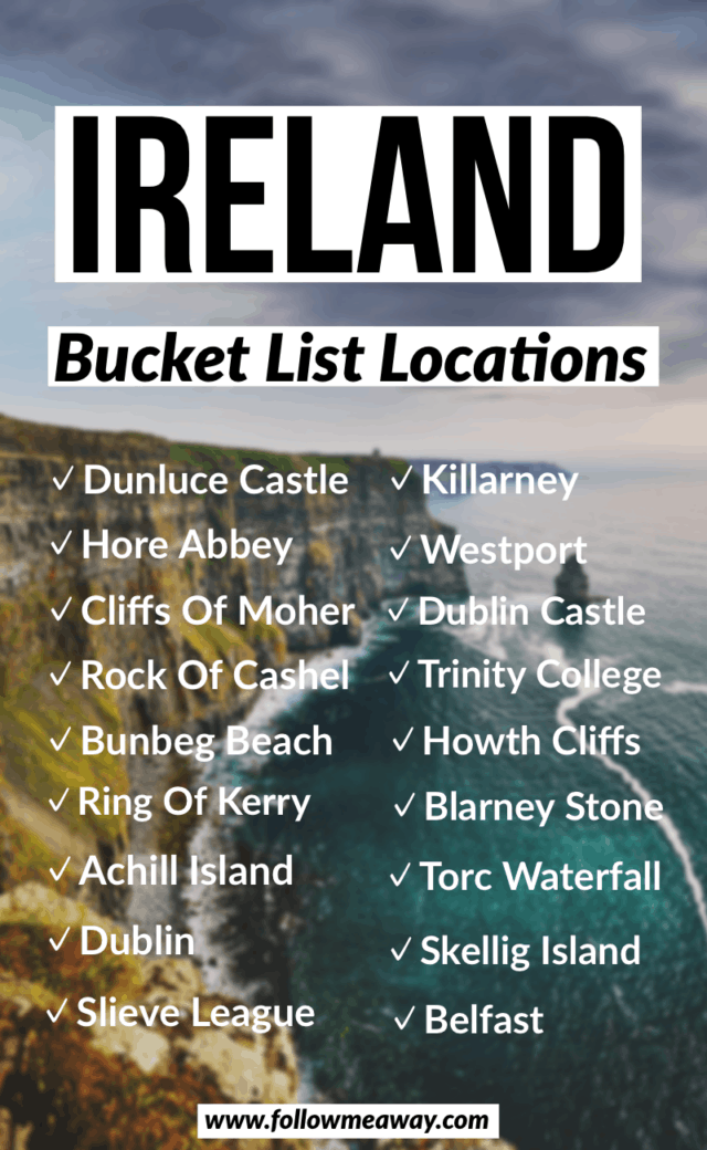 The Perfect Ireland Road Trip Itinerary You Should Steal - Follow Me Away