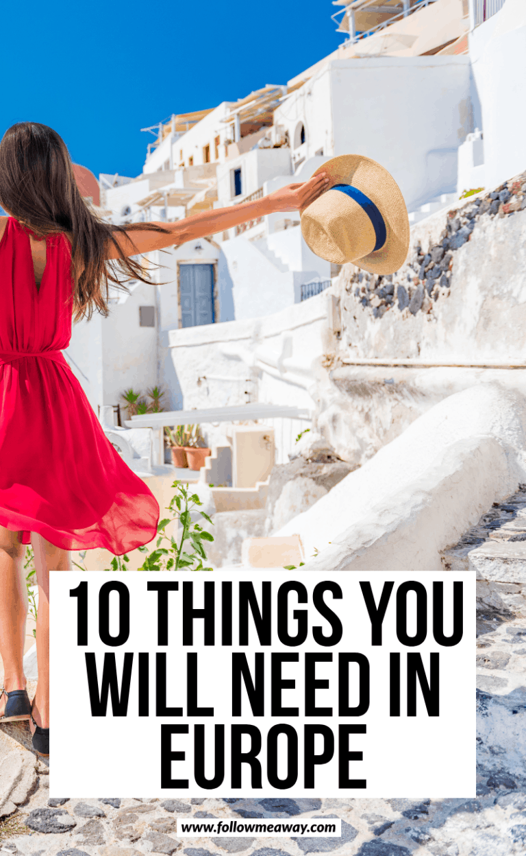 Europe Packing List: 10 Things You Are FORGETTING To Bring - Follow Me Away