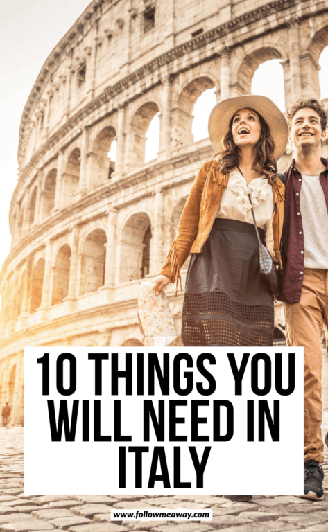 Italy Packing List: 10 Things You Are FORGETTING To Bring - Follow Me Away