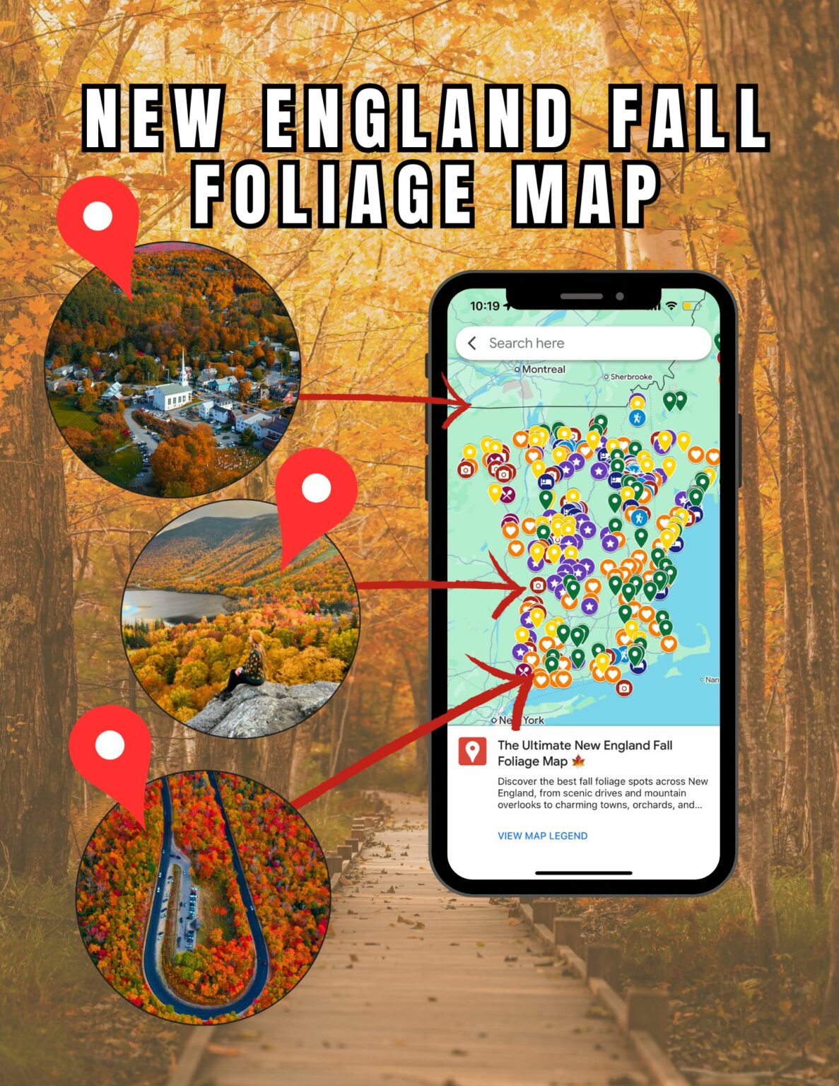 The Ultimate New England Fall Foliage Map (Interactive!) - Follow Me Away