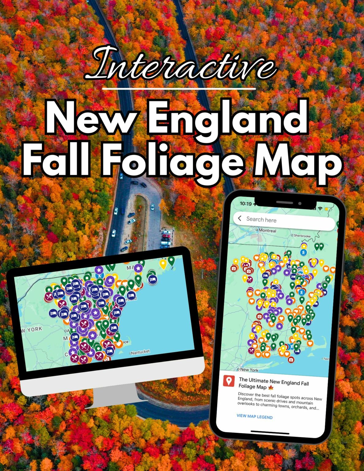 The Ultimate New England Fall Foliage Map (Interactive!) - Follow Me Away